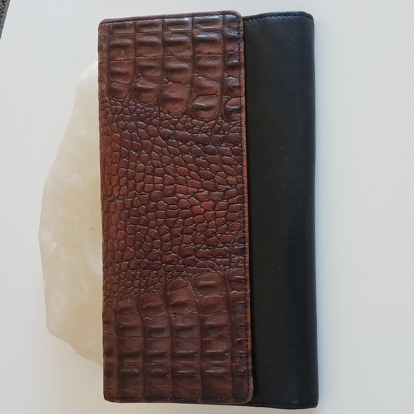 Brahmin | Bags | Vintage Brahmin Bifold Leather Wallet | Poshmark
